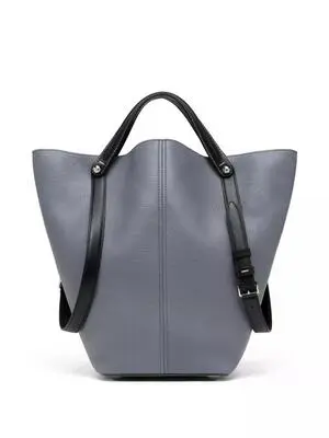 MAISON MARGIELA Pebbled Leather Trapezoid Tote Bag