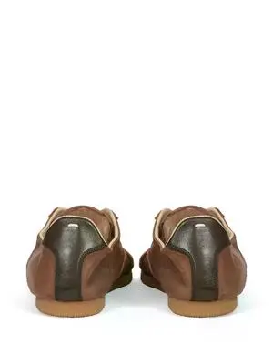 MAISON MARGIELA Replica Soft Panelled Leather Sneakers - Brown