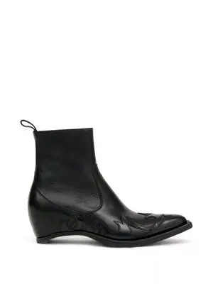 MAISON MARGIELA Embroidered Cowboy Boots