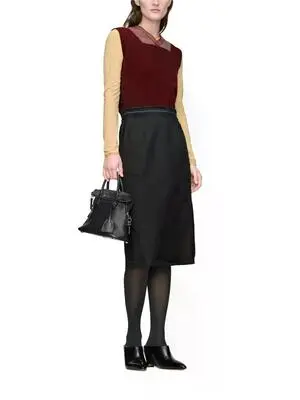 MAISON MARGIELA Pleated Midi Skirt