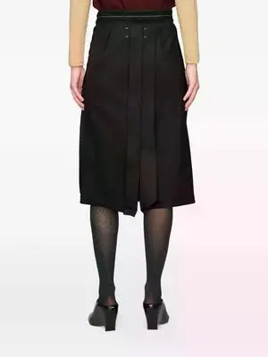 MAISON MARGIELA Pleated Midi Skirt