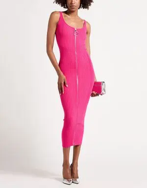 Rabanne Cotton-elastane Ribbed Midi Dress