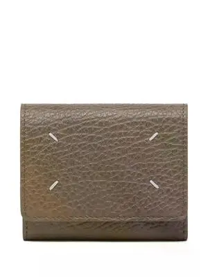 MAISON MARGIELA Four Stitches Grained Leather Wallet - Brown