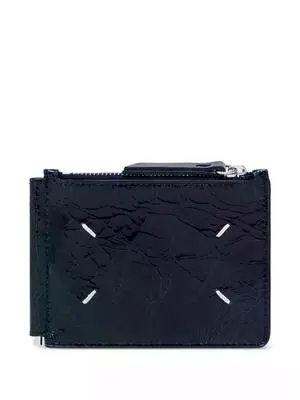 MAISON MARGIELA Four Stitches Pincer Wallet - Blue