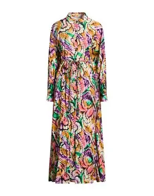 CONNOR & BLAKE Cotton Tie-dyed Maxi Shirt Dress