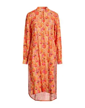 CONNOR & BLAKE Multicolor Beaded Mandarin Collar Long Sleeve Shirt Dress