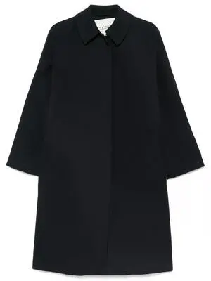 Closed Cotton Midi Coat