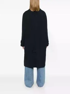 Closed Cotton Midi Coat