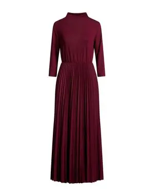 OLTRE Knitted Maxi Dress - Red