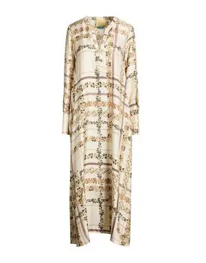 Momoni Maxi Dress In Silk With Floral Print