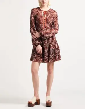 Missoni Mini Dress In Wool And Viscose Knit