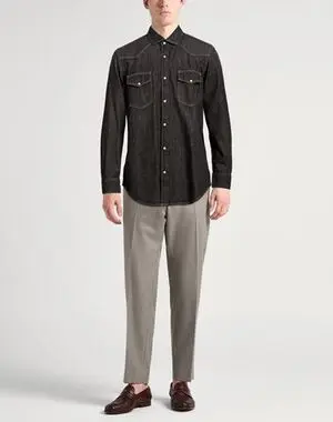 MOORER Denim Shirt Size Cotton