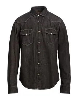 MOORER Denim Shirt Size Cotton