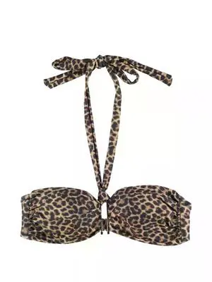 MATINEE Lady Leopard-print Bikini Top - Neutrals