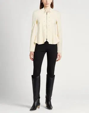 High Jacket In Rayon, Nylon, And Elastane Blend