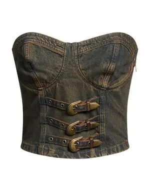 Guess Corset Top With Buckle Detailing