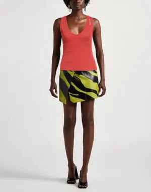Karl Lagerfeld Organic Cotton Ribbed Tank Top