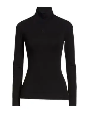 Karl Lagerfeld Cotton Elastane Turtleneck Long Sleeve T-shirt