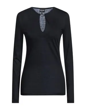 Giorgio Armani Wool Long-sleeve T-shirt With Embellishment