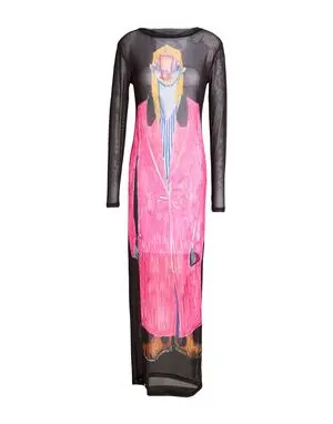 CHARLES JEFFREY Bodycon Maxi Dress With Graphic Print