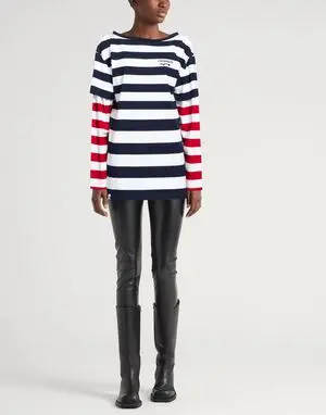 CHARLES JEFFREY Striped Long Sleeve T-shirt - White
