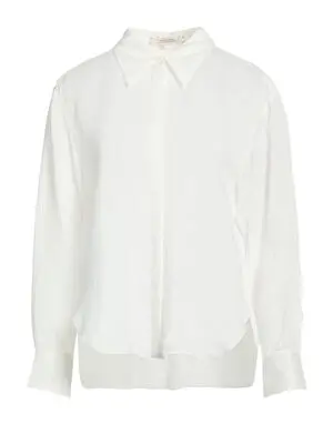 Dorothee Schumacher Viscose Silk Pinstriped Shirt