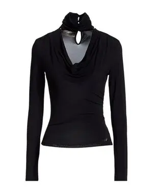 Blumarine Long Sleeve Jersey Top - Black