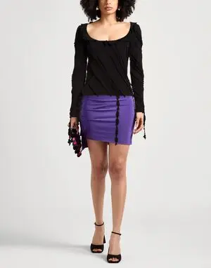 Blumarine Long Sleeve Ruffled Top