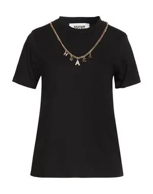 SILVIAN HEACH Cotton T-shirt With Appliqu