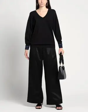 SILVIAN HEACH V-neck Knit Sweater - Black
