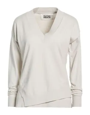 SILVIAN HEACH Viscose, Polyester, And Nylon V-neck Sweater - Grey