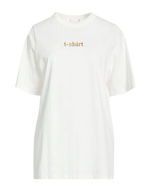ALYSI Chocolat T-shirt Size Cotton - White