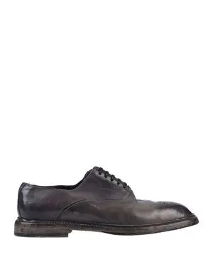 Dolce & Gabbana Calfskin Lace-up Oxford Shoes - Grey