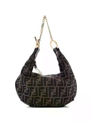 Fendi Zucca Canvas Mini Hobo Bag