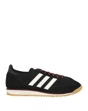 ADIDAS ORIGINALS Sl 72 Og Leather And Textile Sneakers - Black