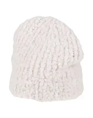 WOOL & CO Light Merino Wool & Recycled Polyamide Beanie - Grey