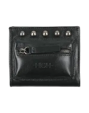 High Use Woman Wallet Khaki Size - Leather Black