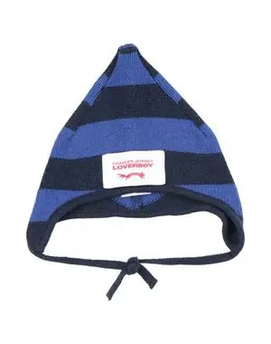 CHARLES JEFFREY Lambswool Knit Beanie - Blue