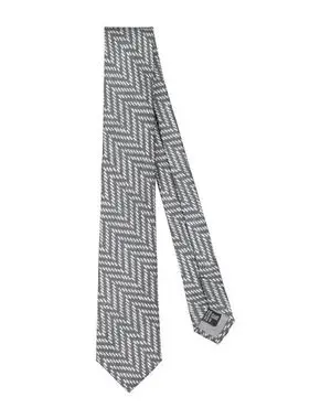 Giorgio Armani Charcoal Silk Necktie - Grey