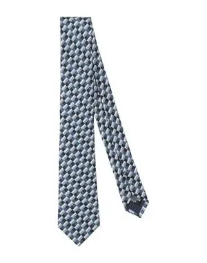 Giorgio Armani Geometric Print Silk Necktie