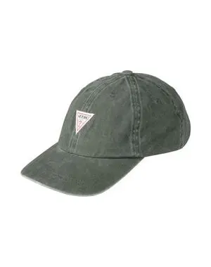 Guess Cotton Gabardine Baseball Cap - Green
