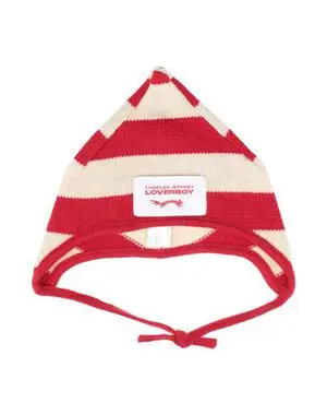 CHARLES JEFFREY Lambswool Knit Beanie - Red