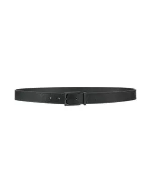 Dunhill Pebbled Leather Belt With Buckle Fastening