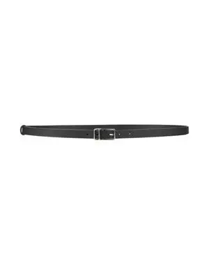 Dunhill Leather Belt With Buckle Fastening - Black