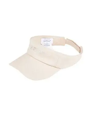 OFF-WHITE™ Gabardine Logo Visor - Beige