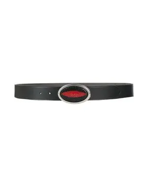 FERRAGAMO Leather Belt - Black