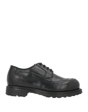 J.L - A.L Leather Lace-up Block Heel Shoes