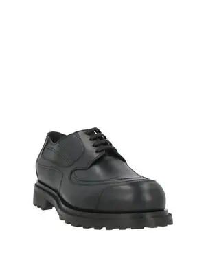 J.L - A.L Leather Lace-up Block Heel Shoes