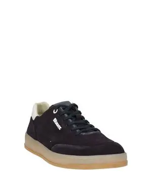 BLAUER. Midnight Leather Low-top Sneakers