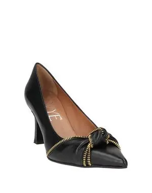 OVYE Playlist Pumps In Leather With Zip Detailing